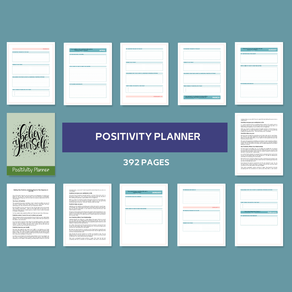 Positivity Planner - Sunshine Academy